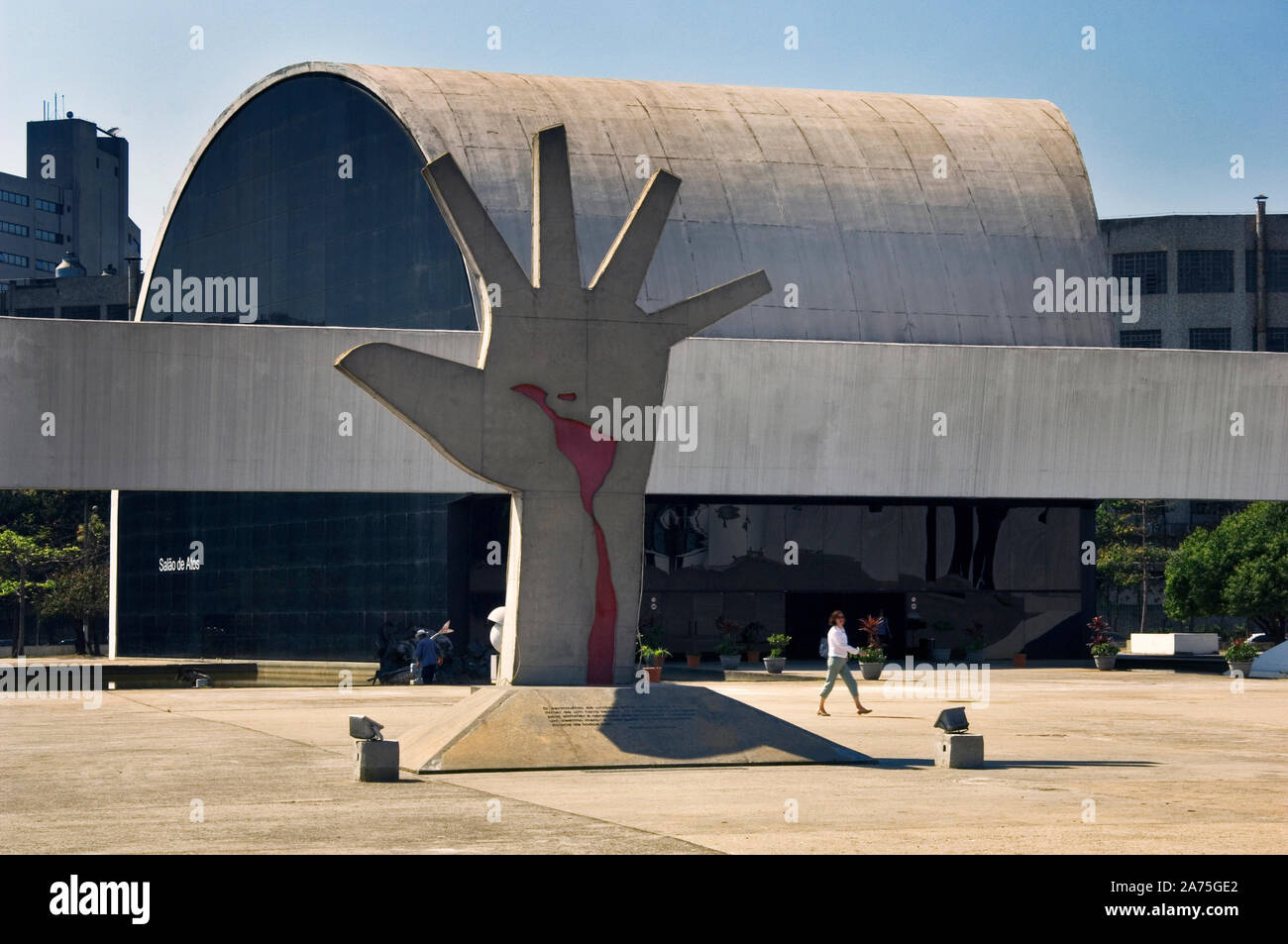 Memorial of Latin America, Oscar Niemeyer, Living room of Atos ...