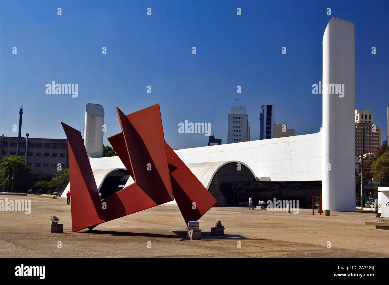 Memorial of Latin America, Oscar Niemeyer, Living room of Atos ...