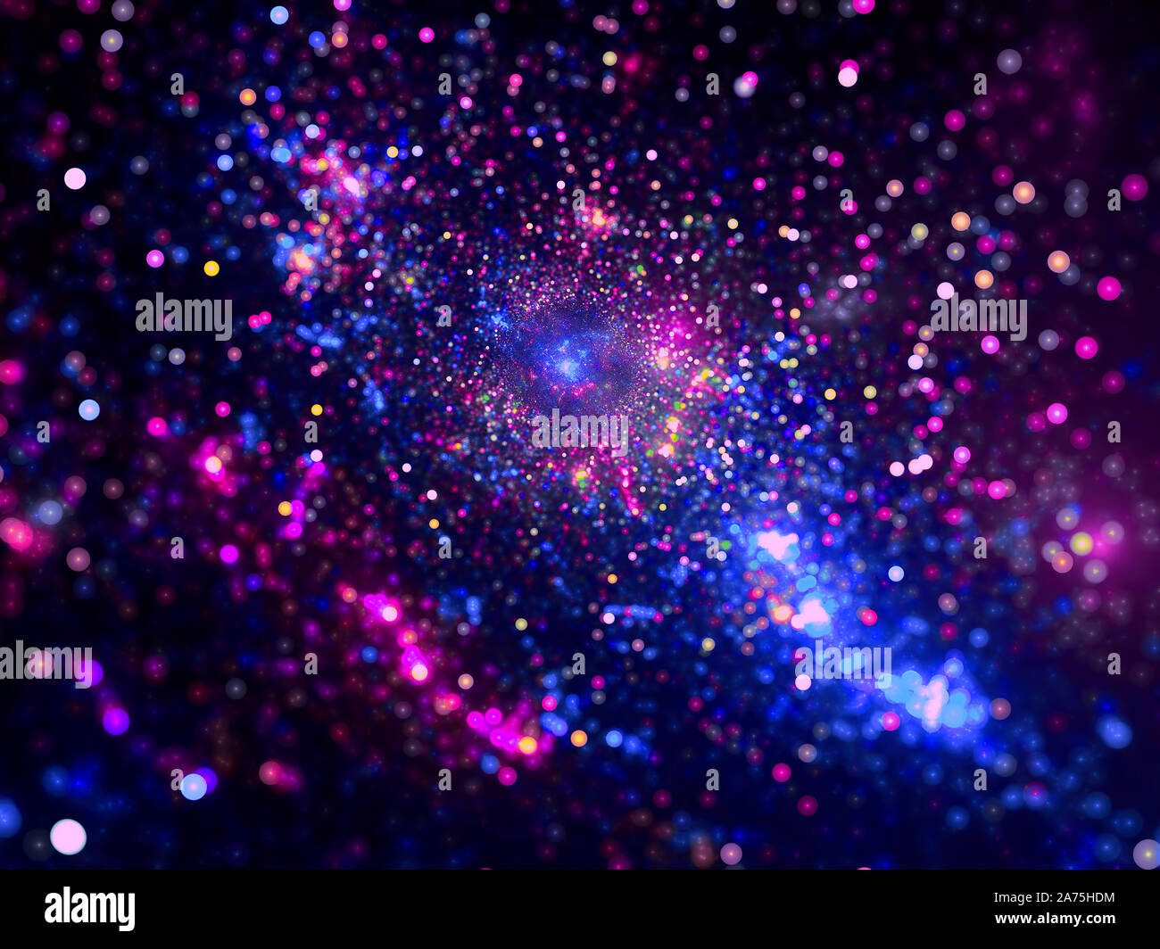 Abstract esoteric or sci fi background - digitally generated image ...