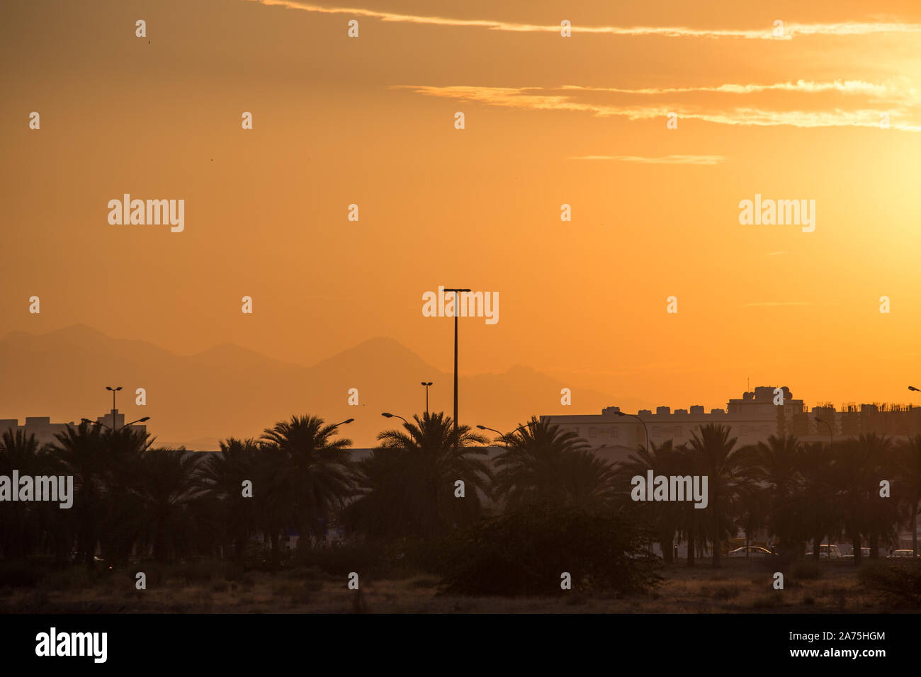 Evening in Muscat, Oman Stock Photo - Alamy
