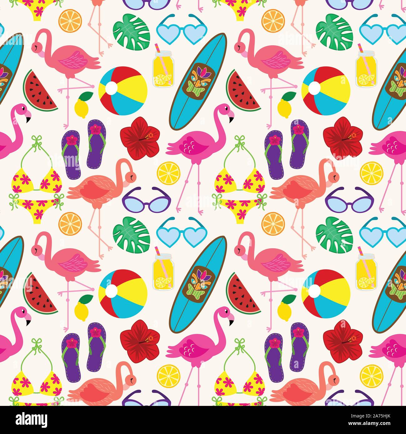 Island themed background Stock Vector Images - Alamy