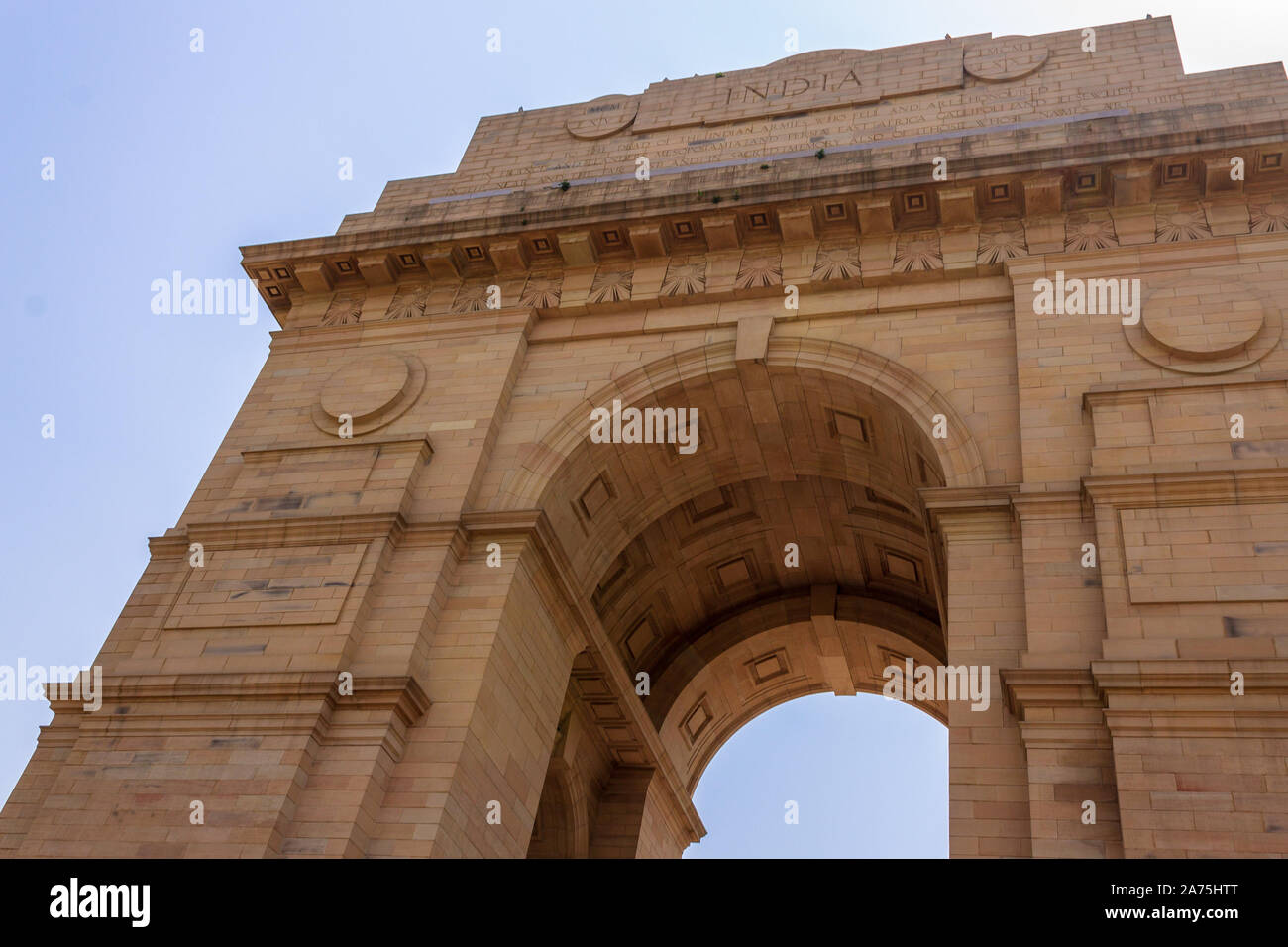 Details of the top of India Gate. All India War Memorial Complex, New ...