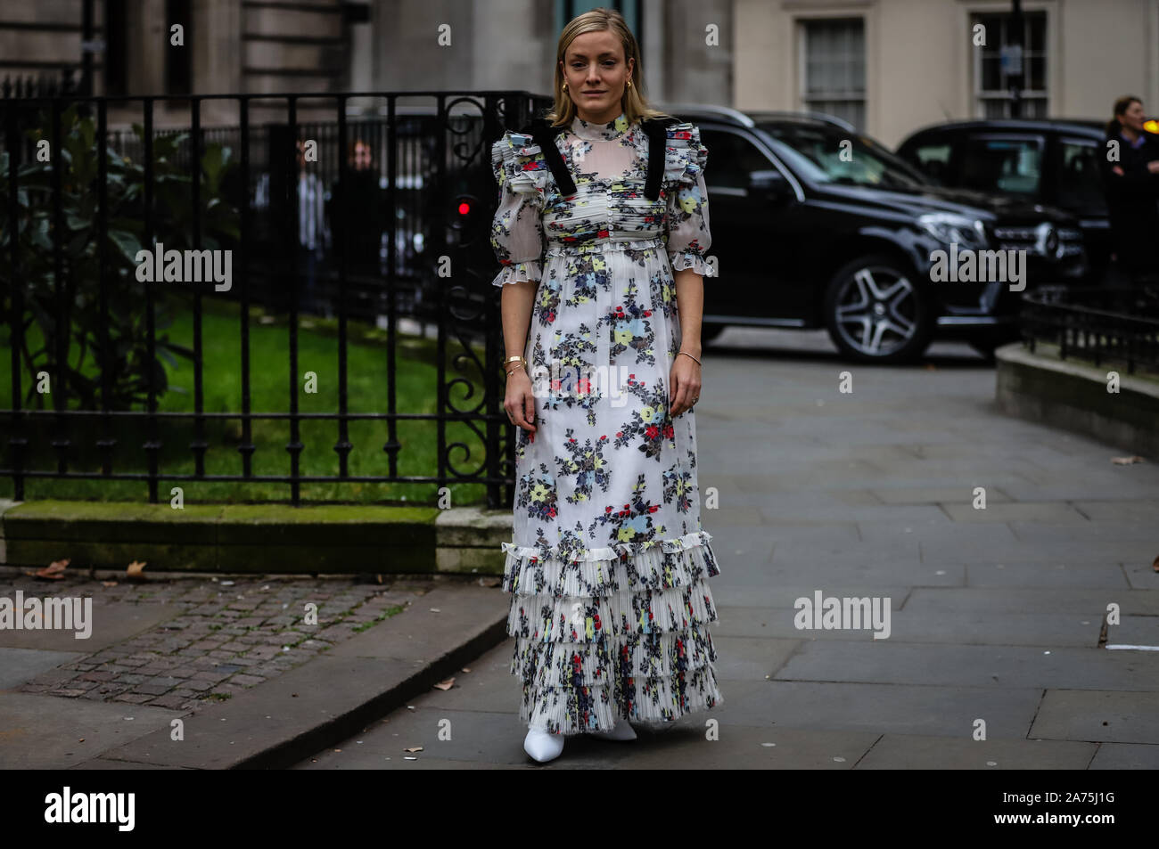 LONDON, UK- February 18 2019: kate Foley Osterweis on the street during ...