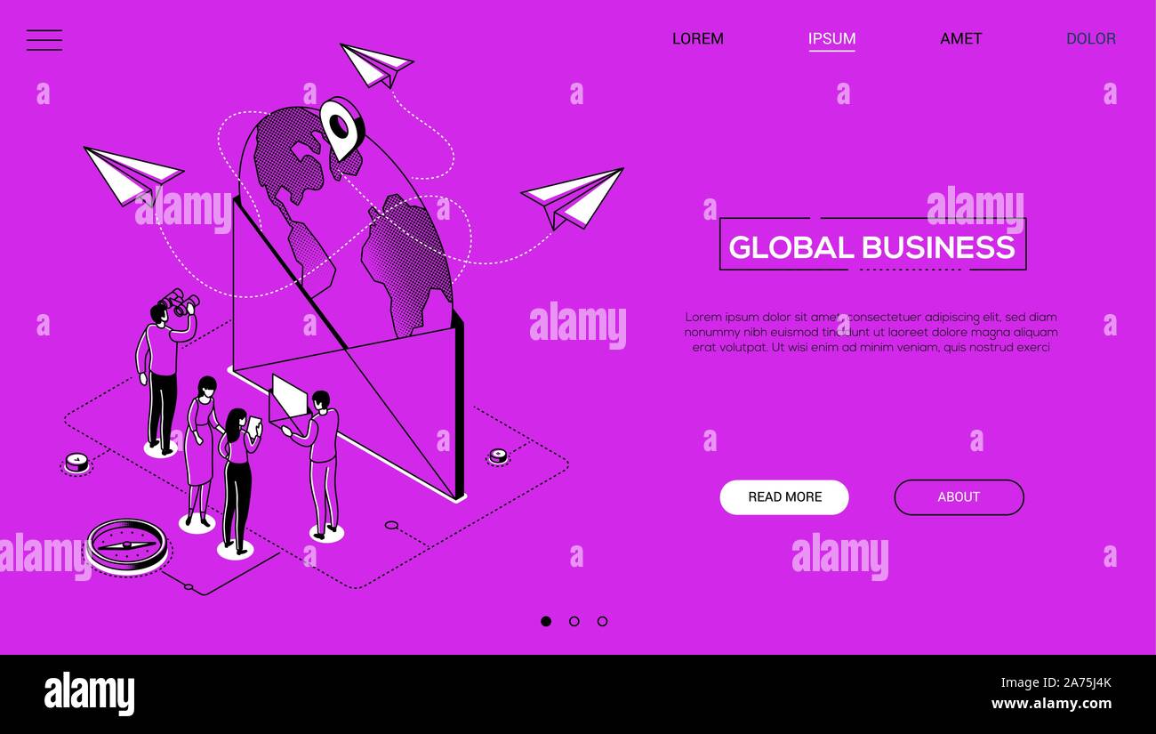 Global promotion business man Stock Vector Images - Alamy