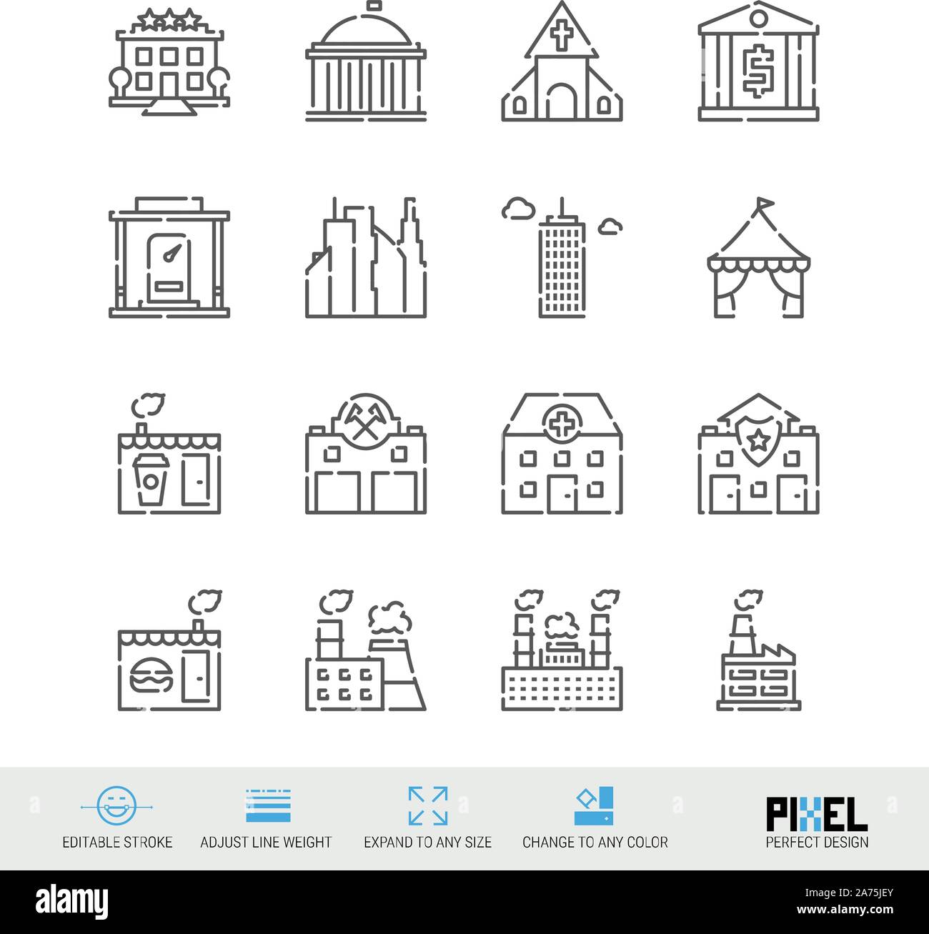 Various circus buildings Stock Vector Images - Alamy