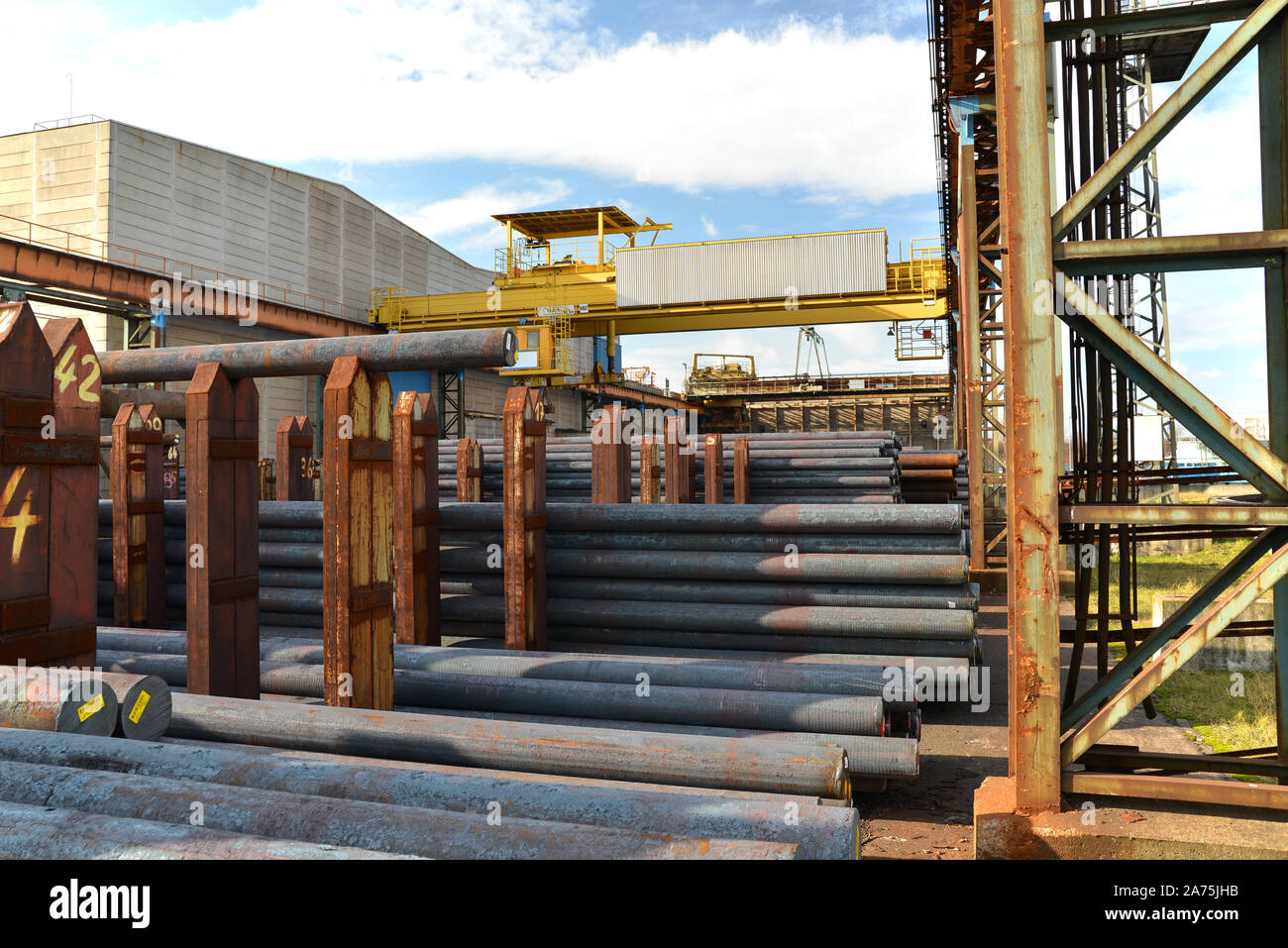 Steel mill rolling hi-res stock photography and images - Alamy