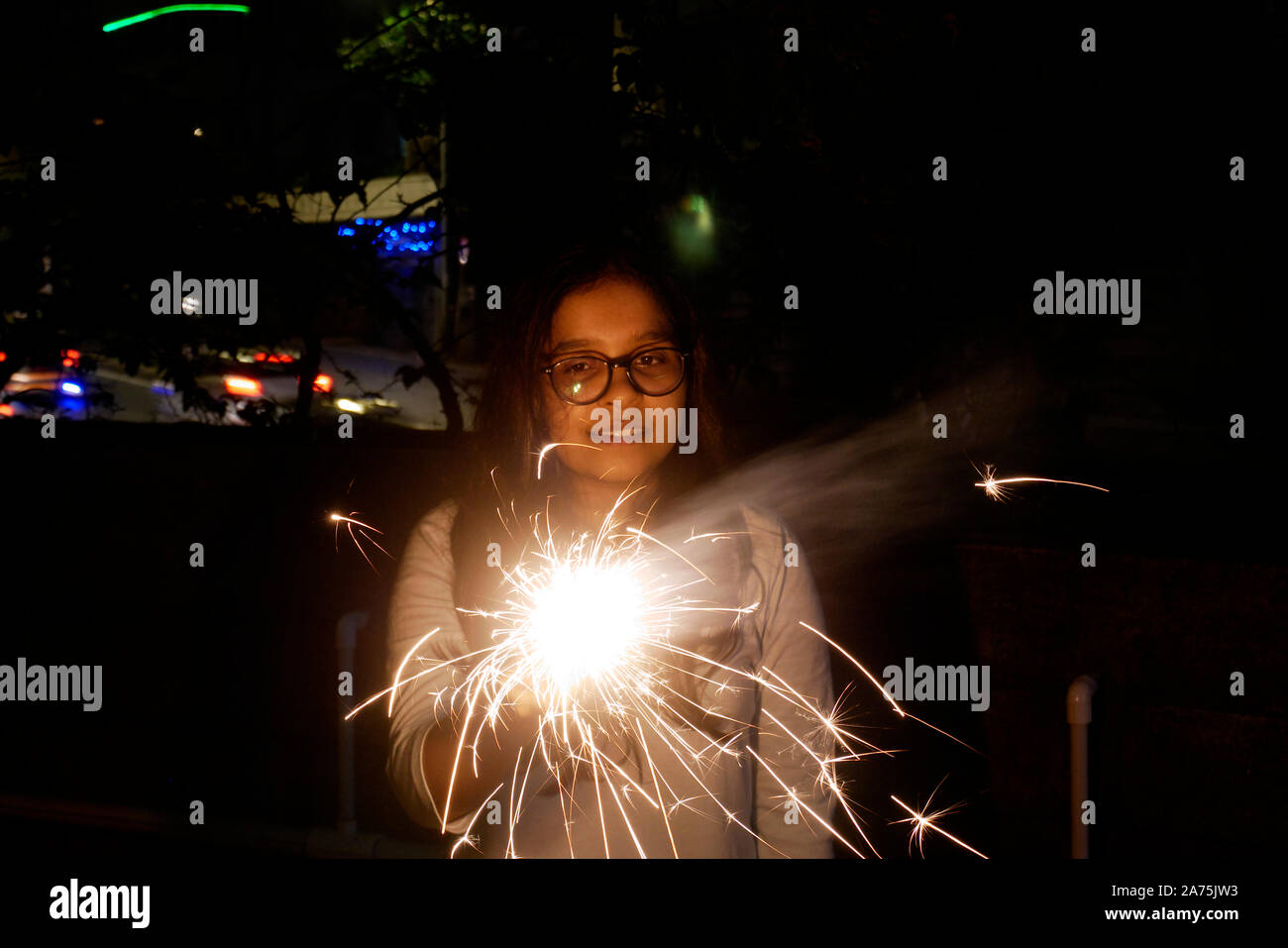 Firecrackers diwali festival mumbai maharashtra hi-res stock ...
