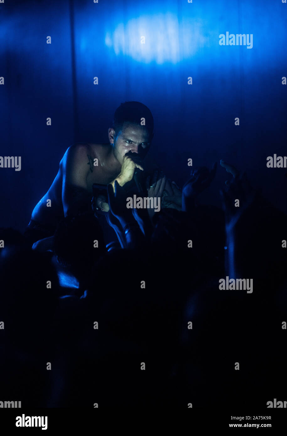 Copenhagen, Denmark. 26th, October 2019. The English rapper and ...