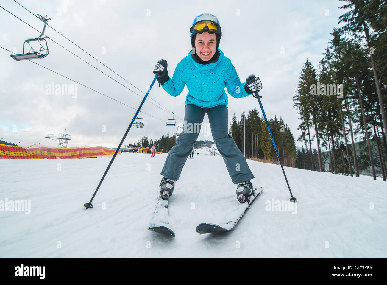 Snow angel adult hi-res stock photography and images - Alamy