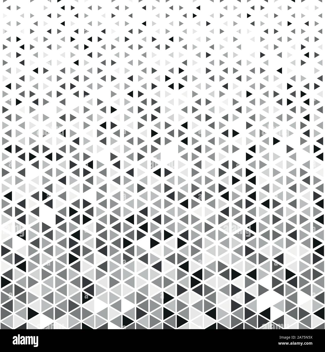 Hexagonal Halftone Pattern. Abstract vector background with triangles ...