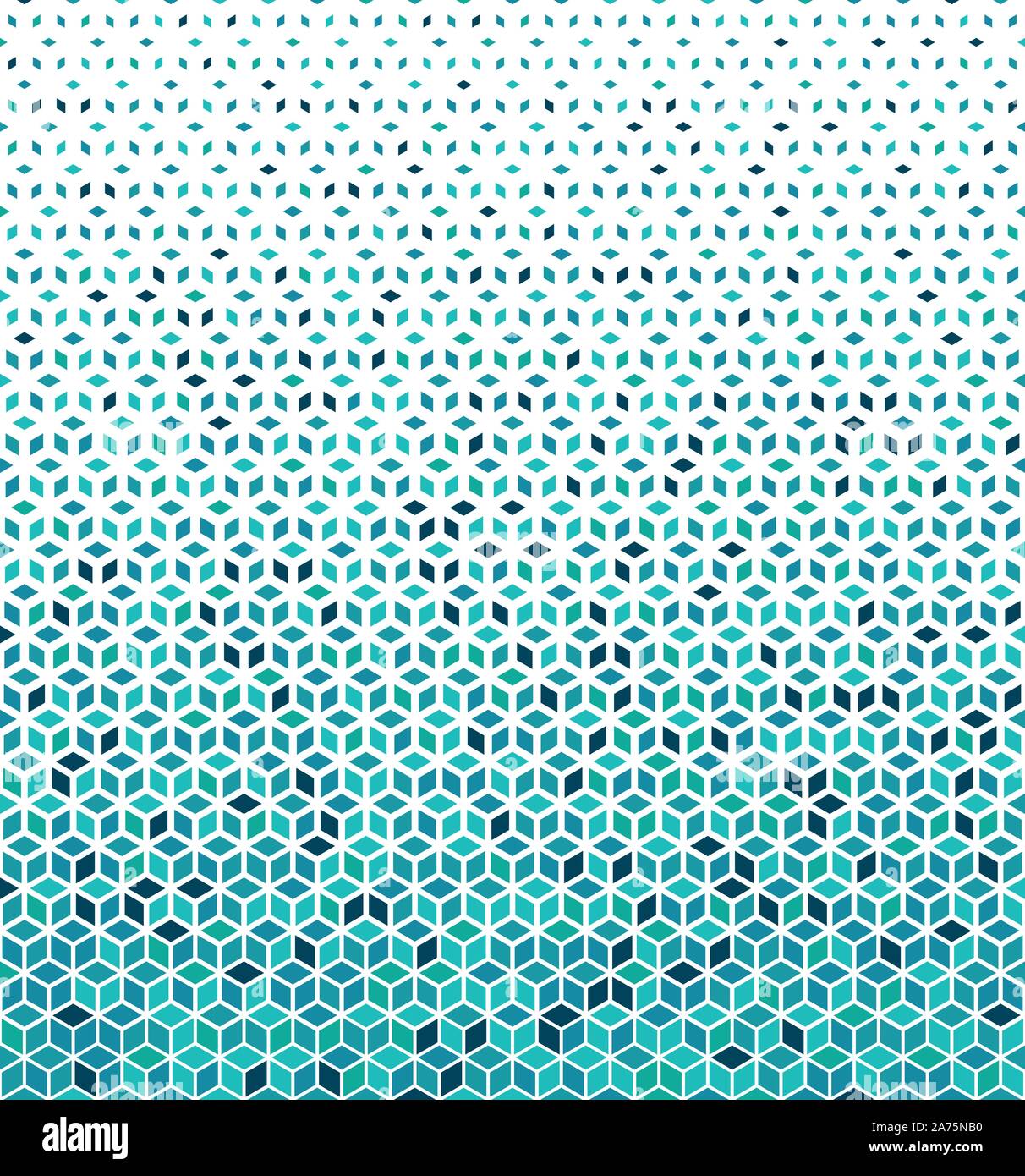 Hexagonal Halftone Pattern. Abstract vector background with rombus ...