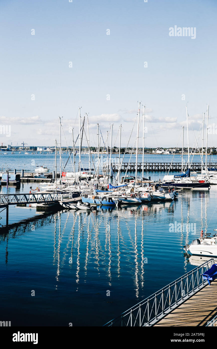 Port-Louis harbor, France Stock Photo - Alamy