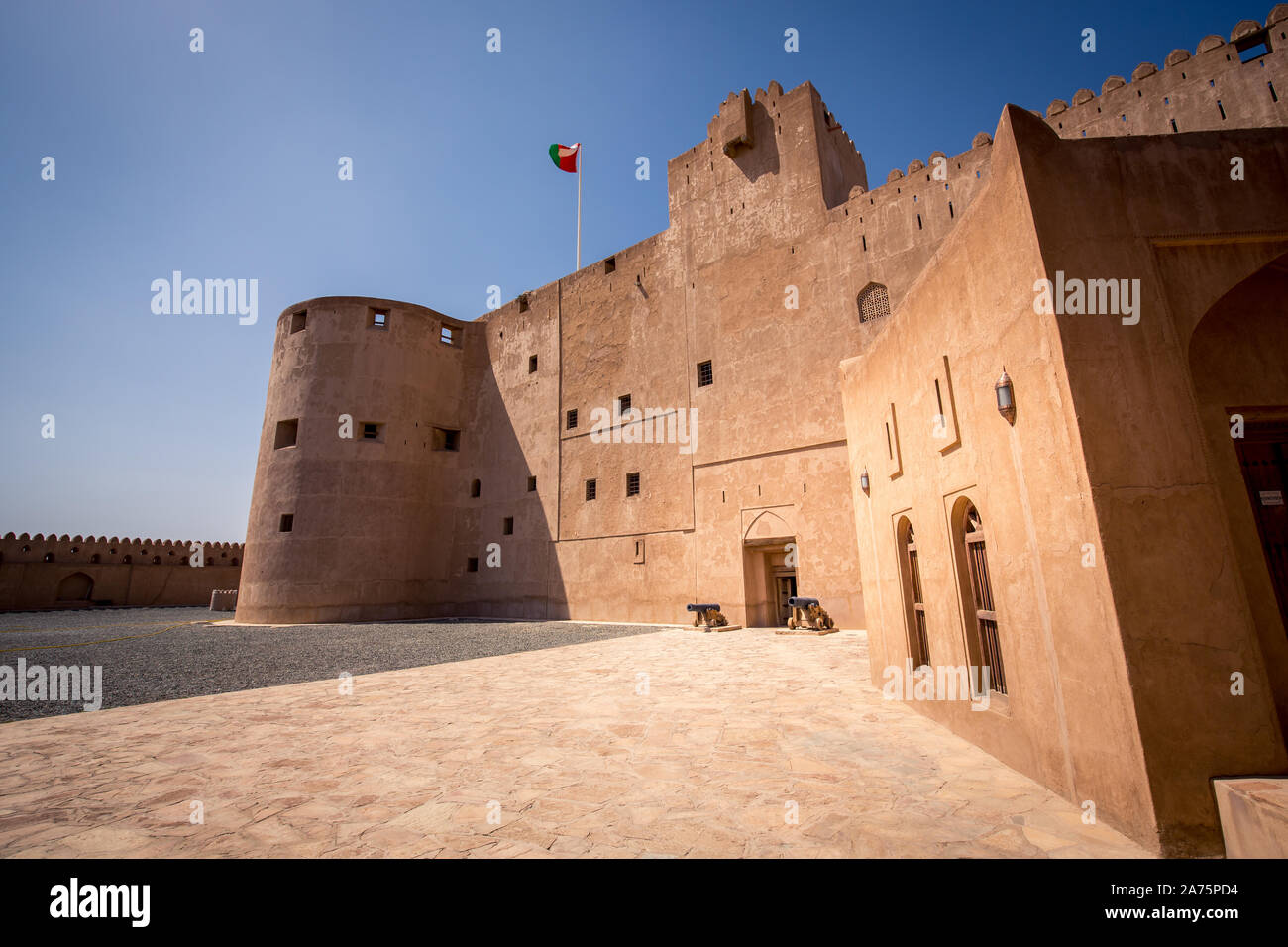 1600s Jabreen Fort in Oman, now a museum Stock Photo - Alamy