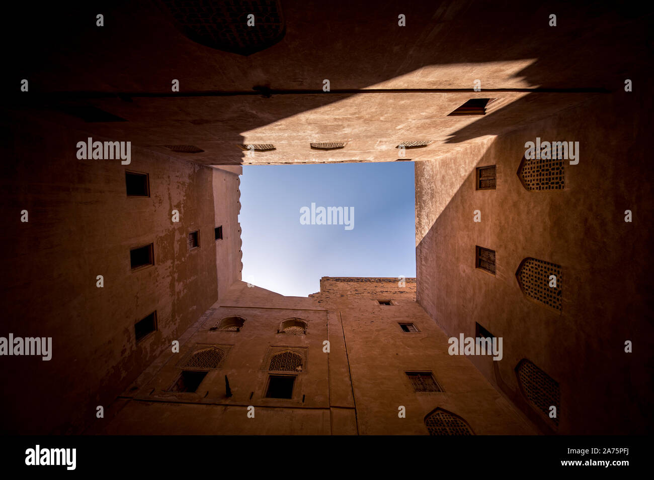 1600s Jabreen Fort in Oman, now a museum Stock Photo - Alamy