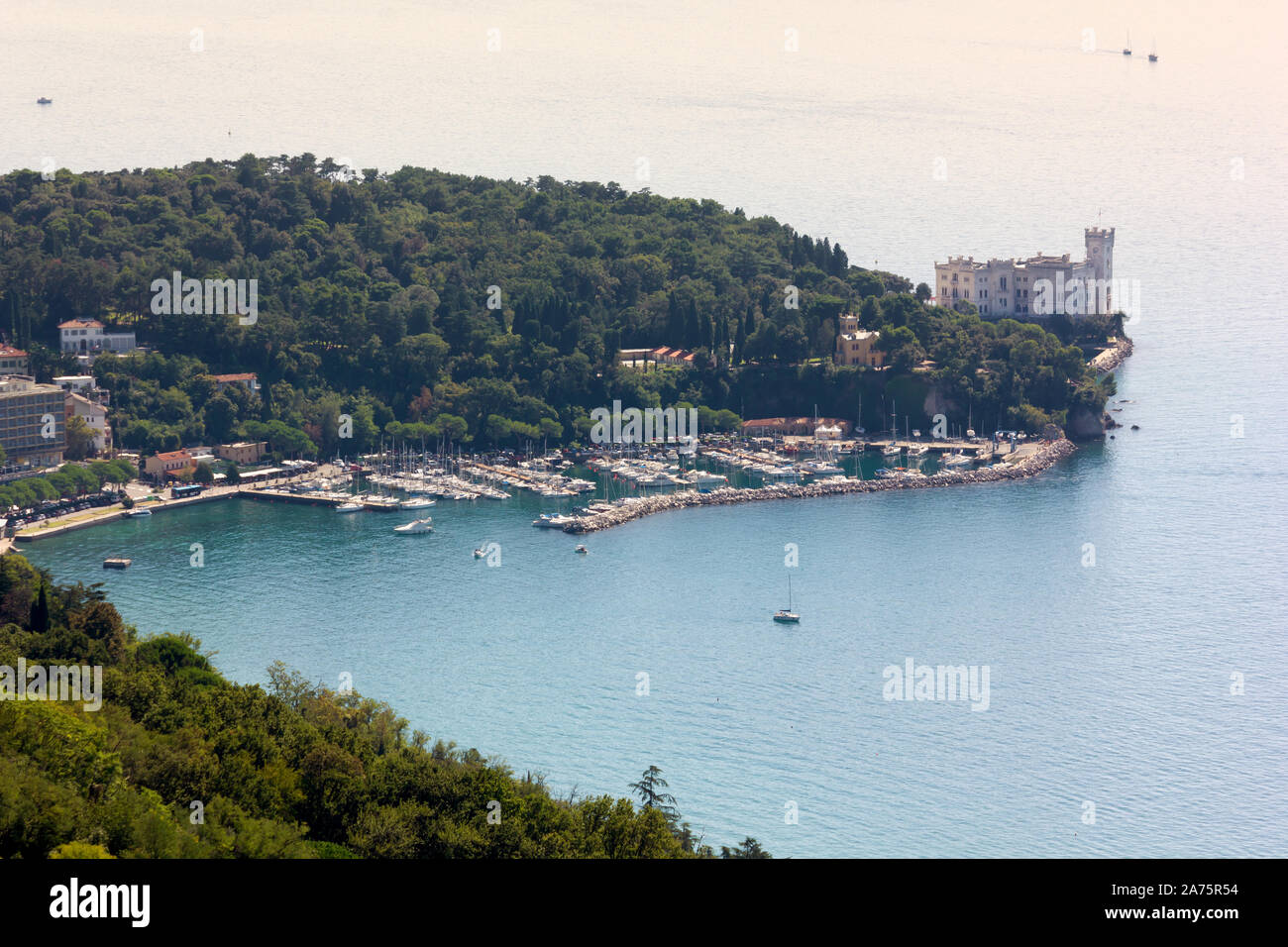 The promontory of grignano hi-res stock photography and images - Alamy