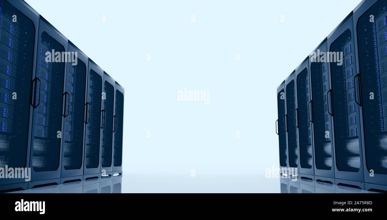 Server Room extremely detailed and realistic high resolution 3d image ...