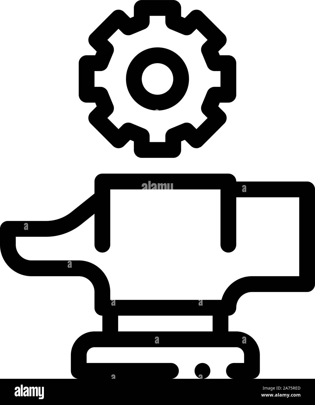 Spare Parts for Production Metallurgical Icon Vector Illustration Stock ...