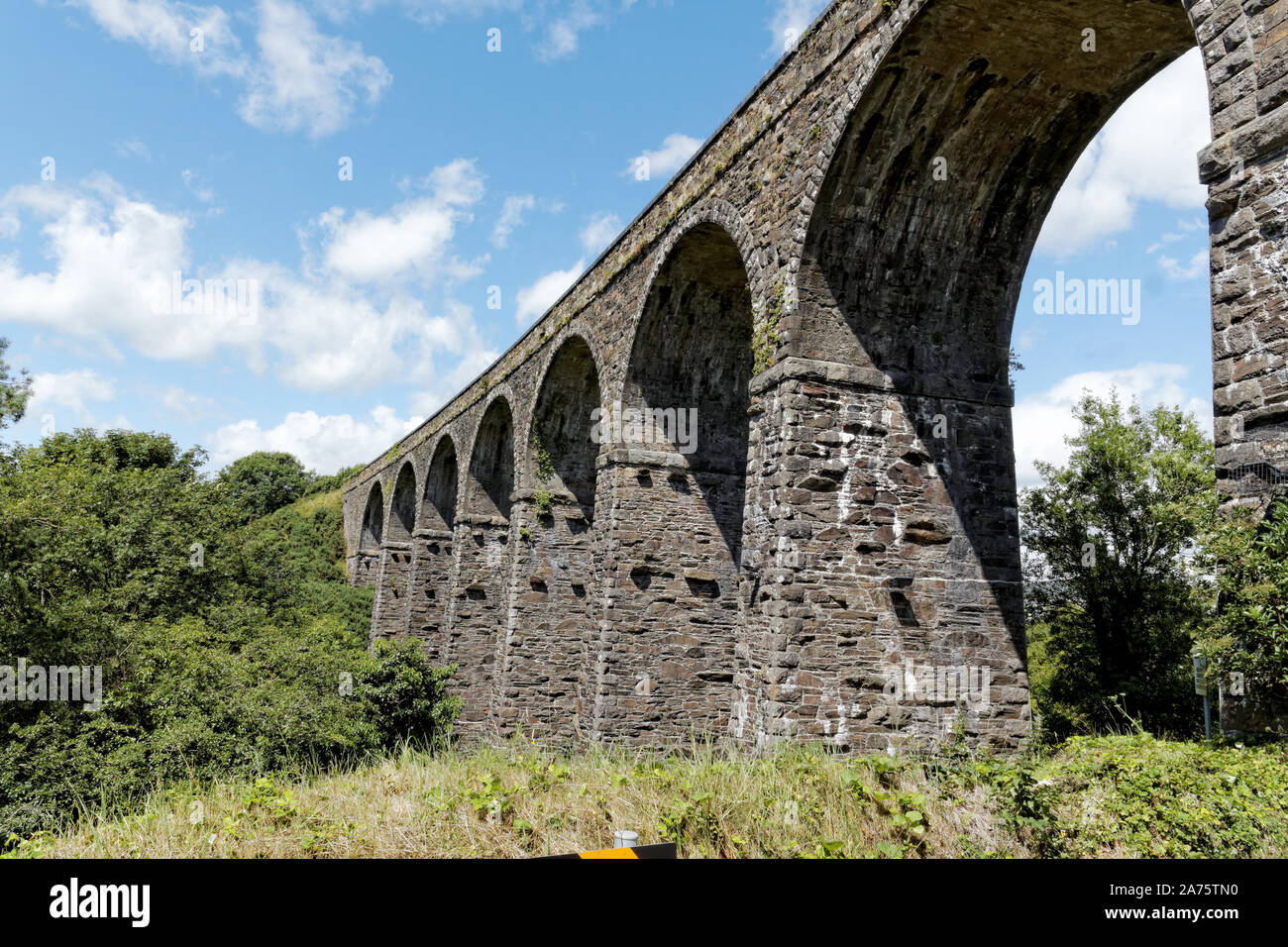 A beautiful example of an arched stone railway viaduct in County ...