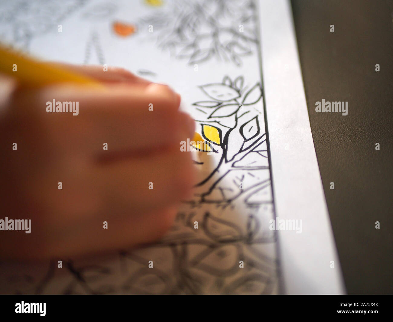 Child colouring hi-res stock photography and images - Alamy