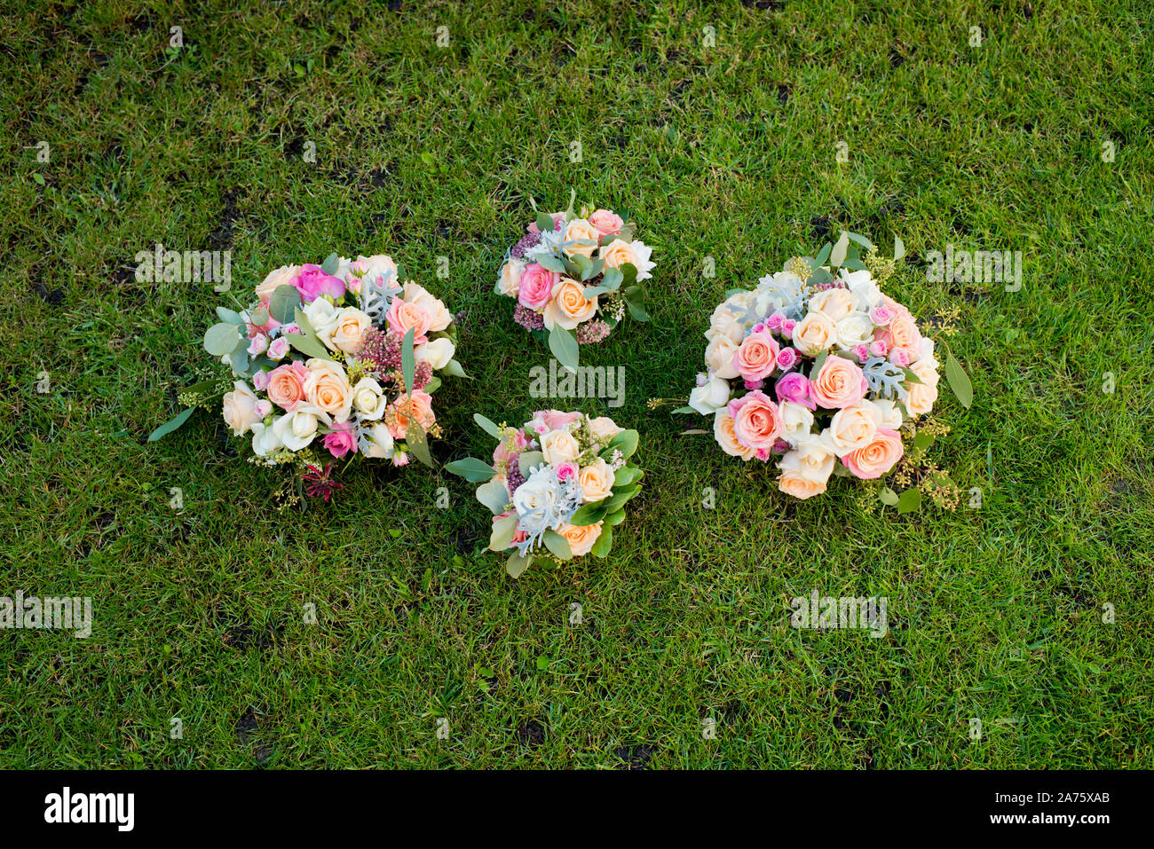Four floral bouquets hi-res stock photography and images - Alamy