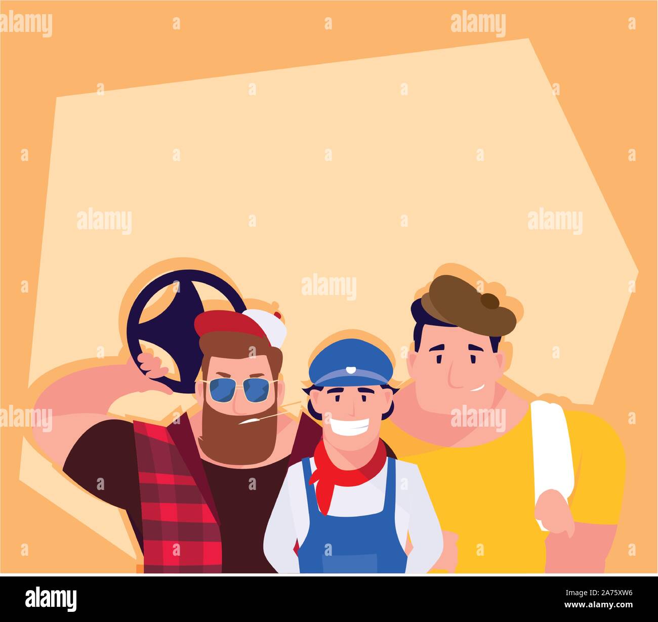 drivers inside frame design, Worker professional working occupation job ...