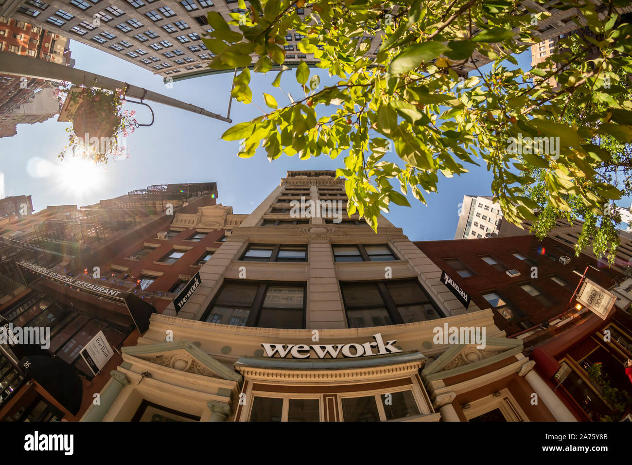 Wework sign hi-res stock photography and images - Alamy