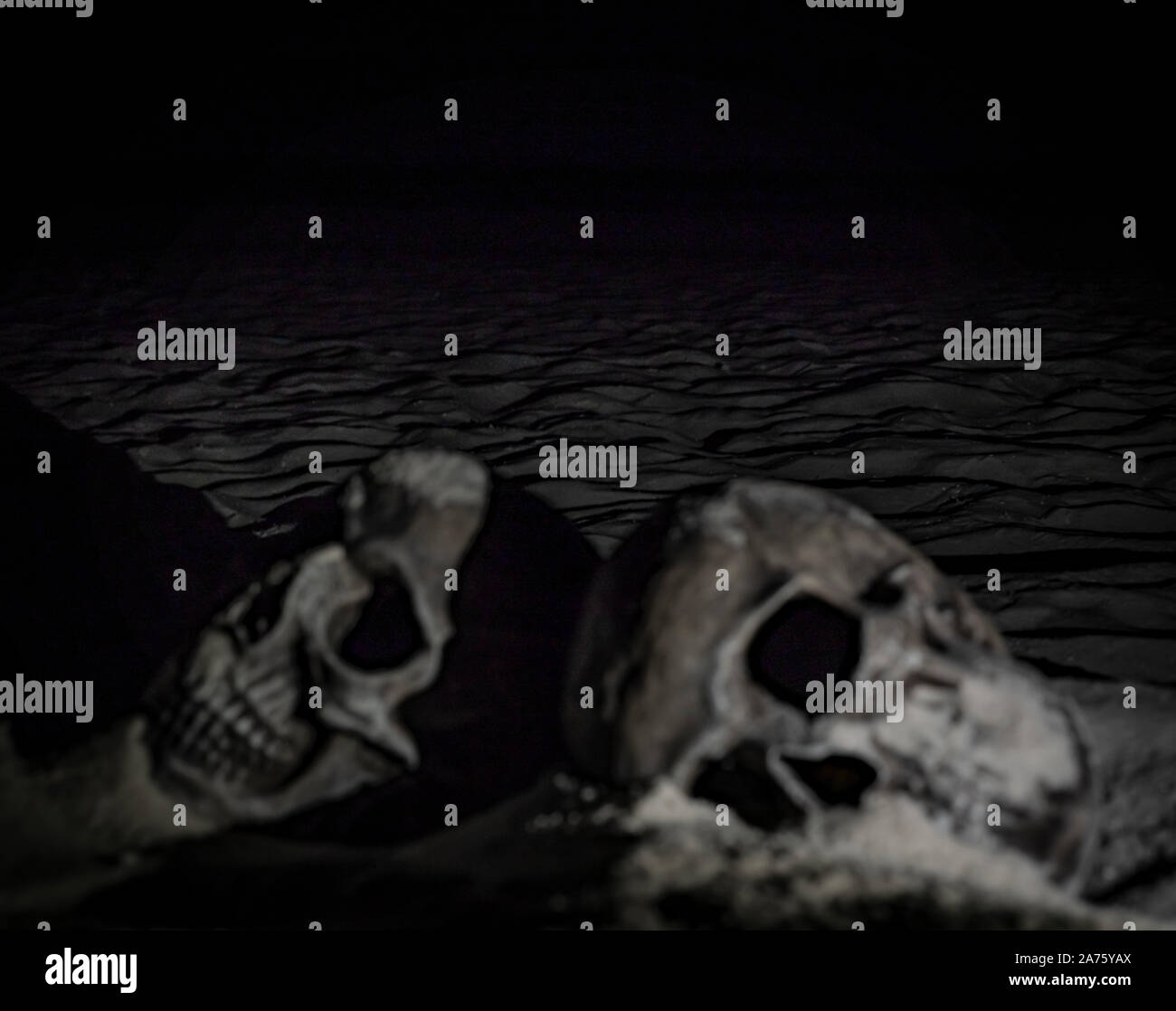 Skull buried hi-res stock photography and images - Alamy