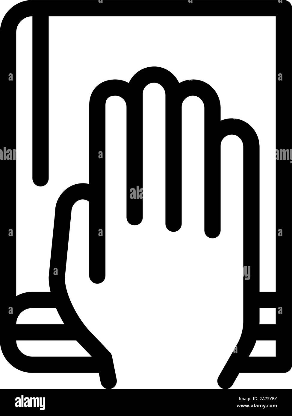 Constitution Book Law And Judgement Icon Vector Illustration Stock ...