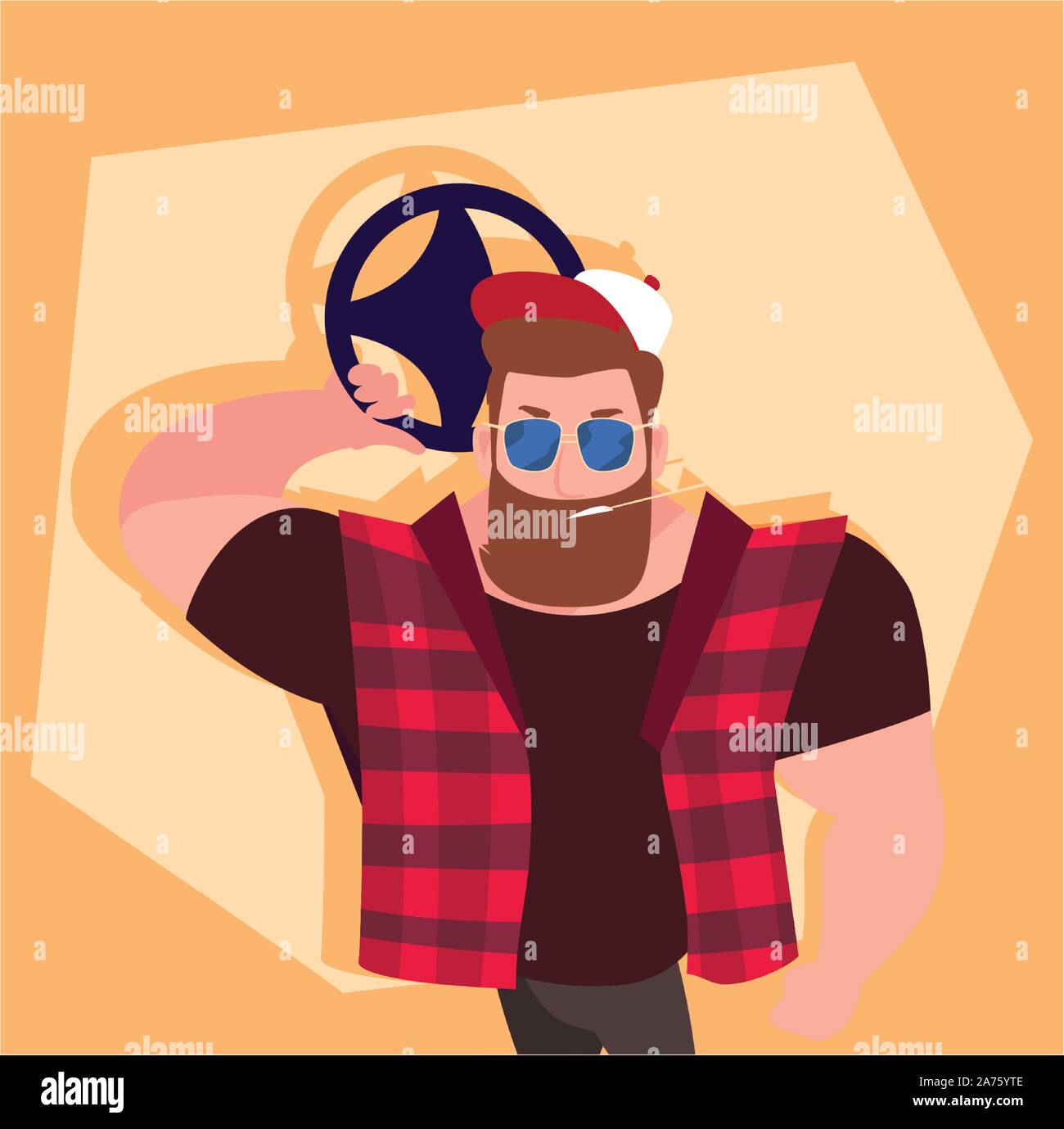 bus driver person design, Worker professional working occupation job ...