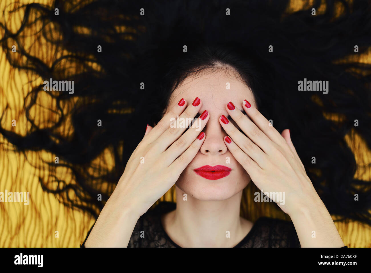 Covering hands hi-res stock photography and images - Alamy