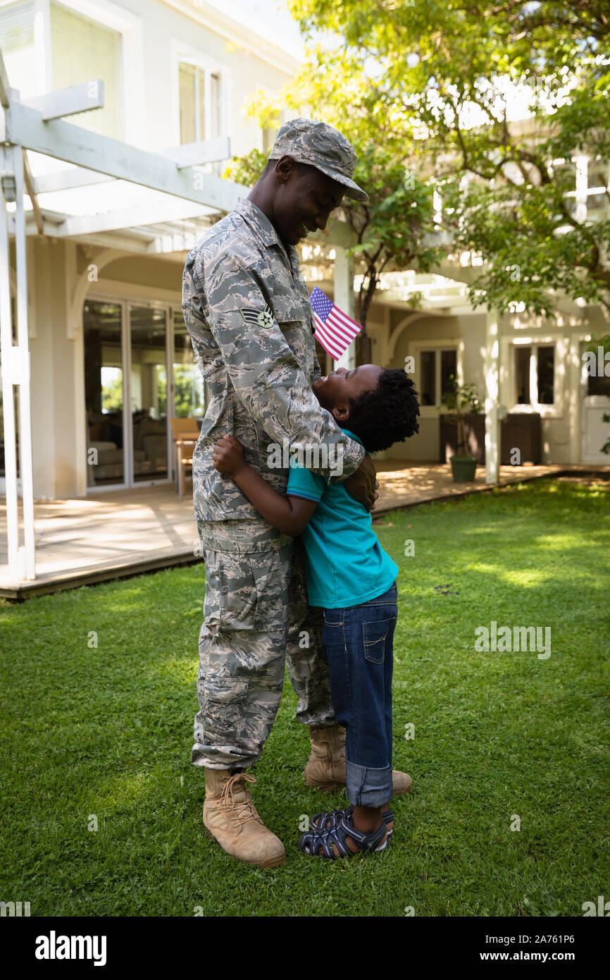 Soldier Leave His Family High Resolution Stock Photography and Images ...