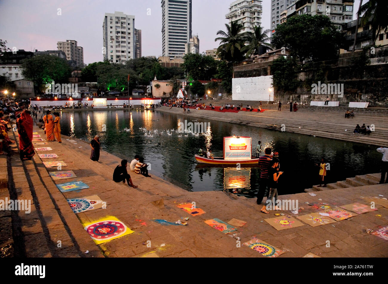 Mumbai,India, Banganga or Banganga Tank is an ancient water tank which ...