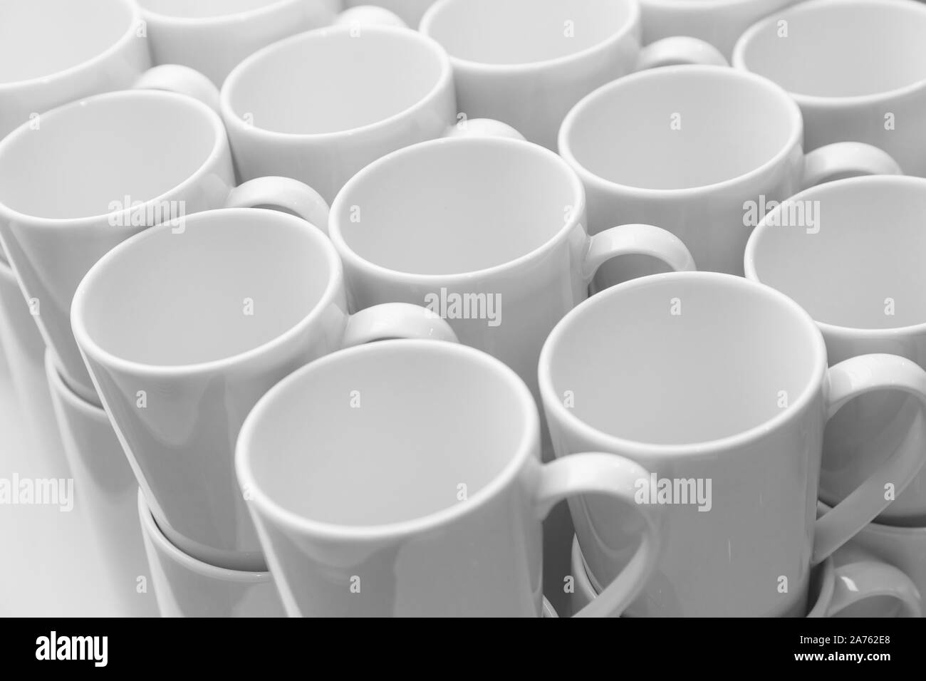 Colorful cups Black and White Stock Photos & Images - Alamy