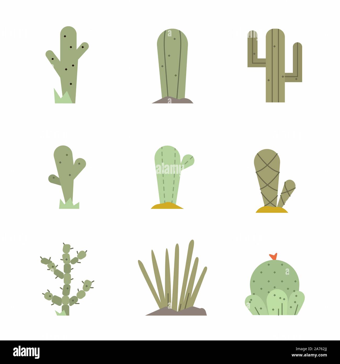 Cactus icon hi-res stock photography and images - Alamy