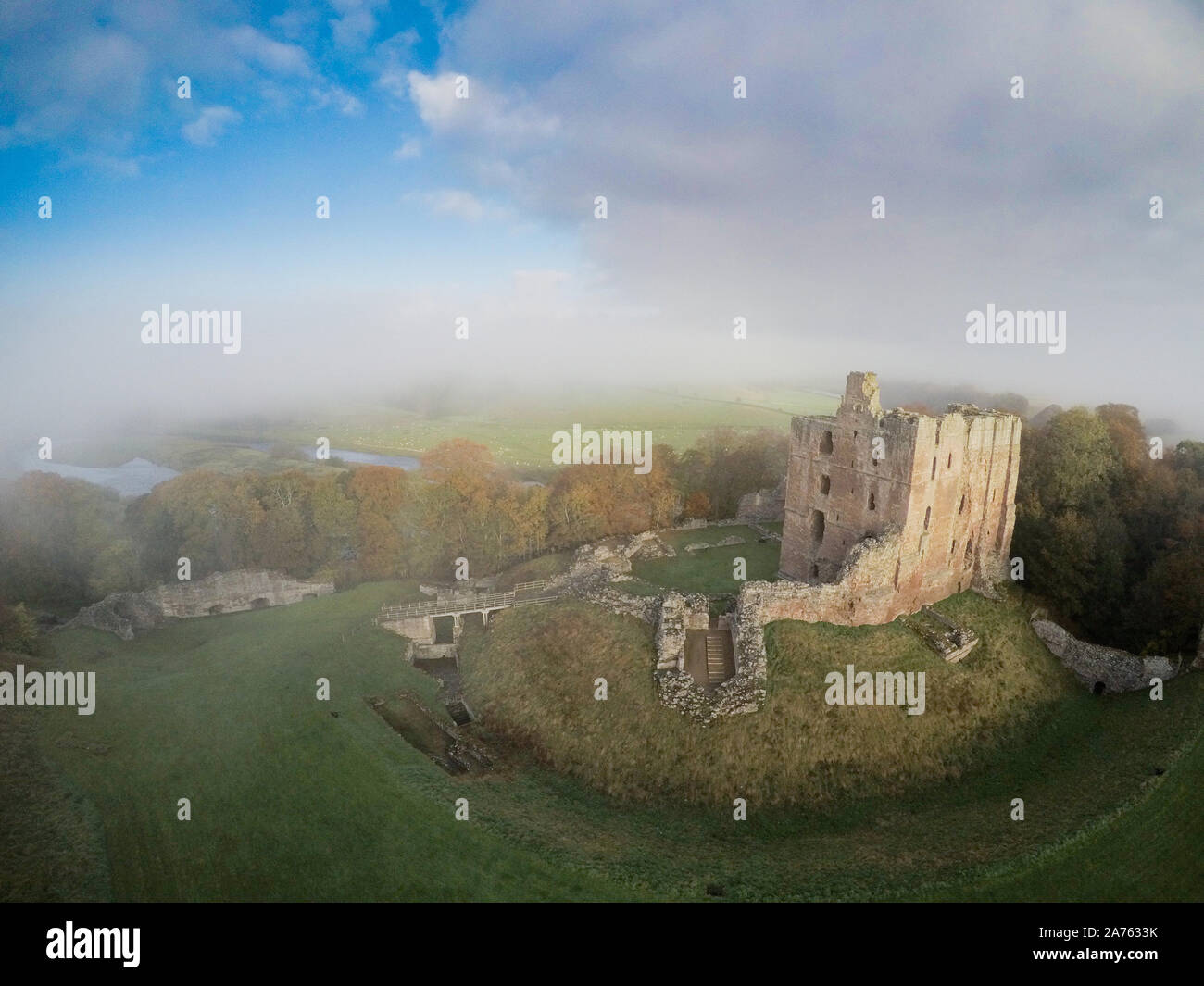 Norham Castle once the most dangerous place in England built by the ...