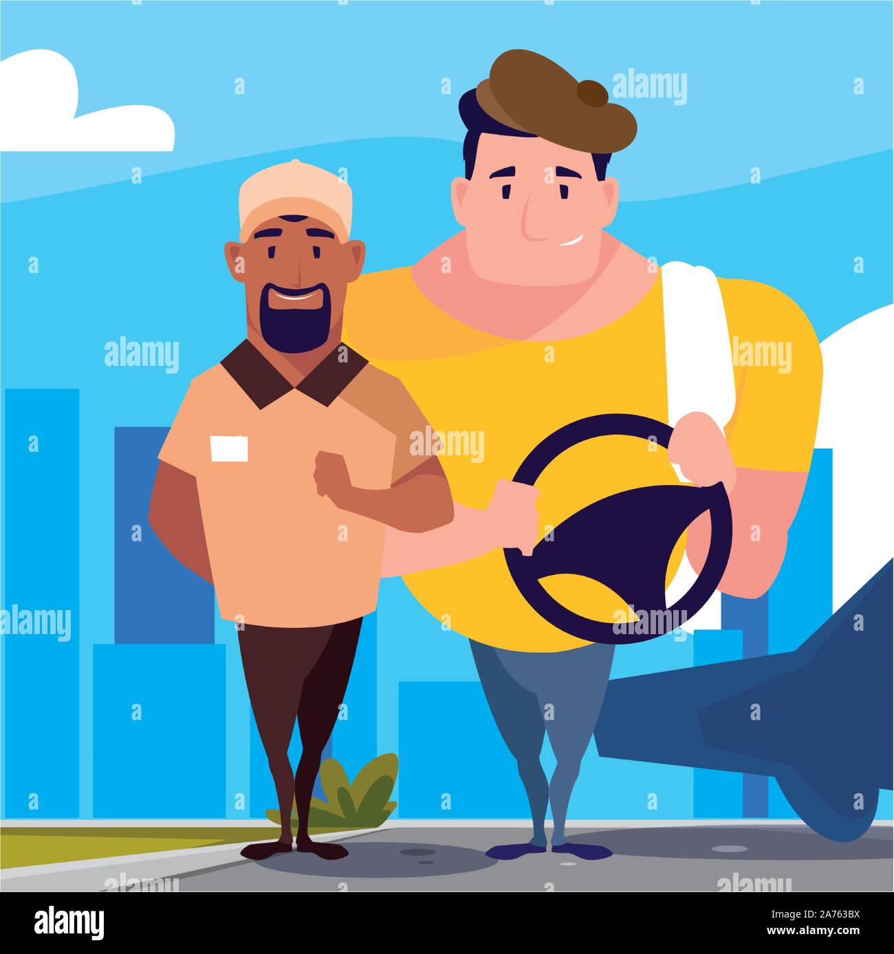 drivers inside frame design, Worker professional working occupation job ...