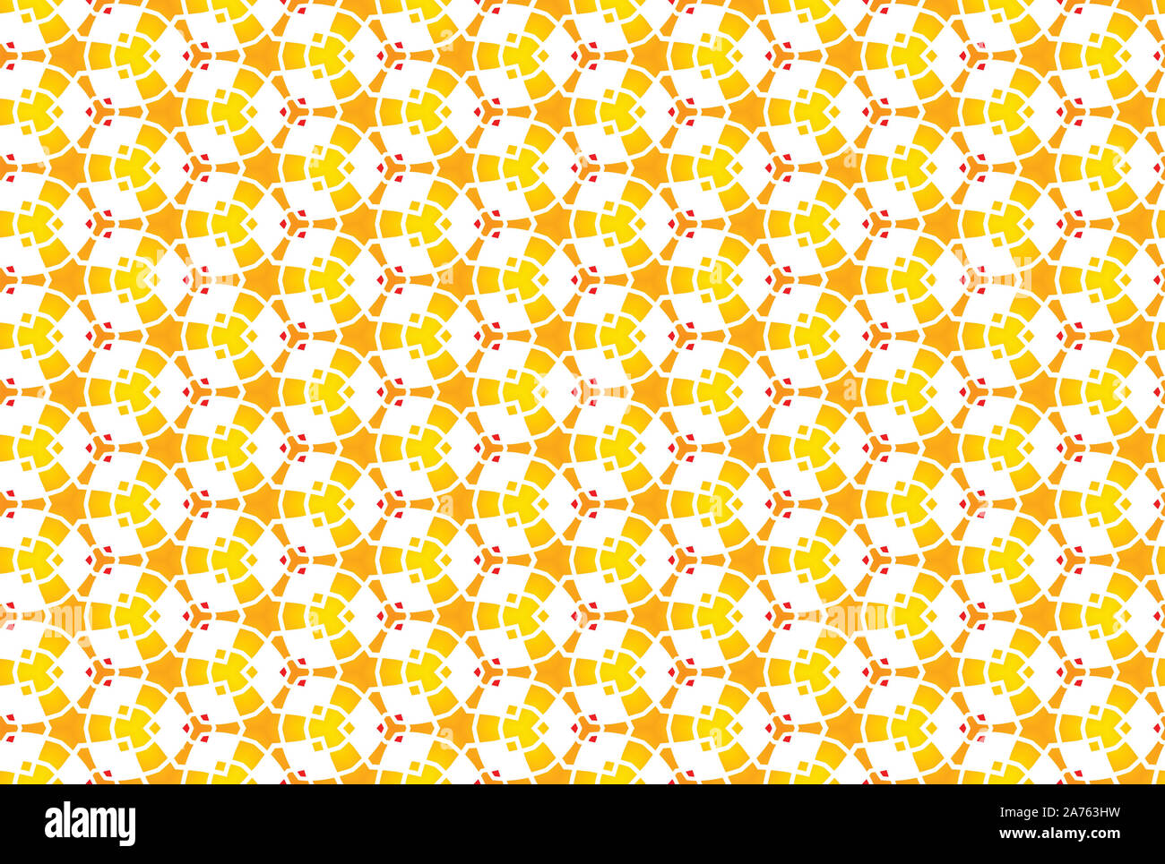 Seamless geometric pattern. Used gradient, in yellow and red colors on ...