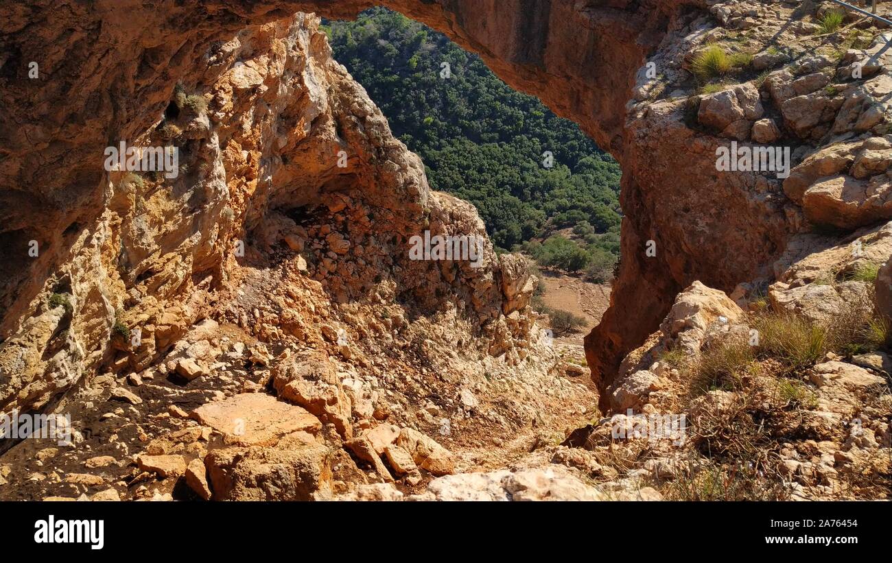 Keshet Cave in Western Galilee (northern Israel Stock Photo - Alamy
