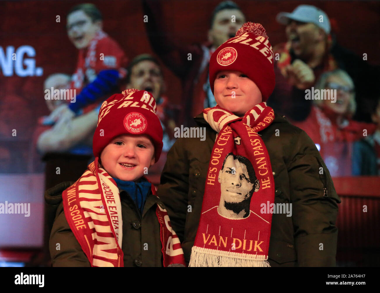 Liverpool football club hats hi-res stock photography and images - Alamy