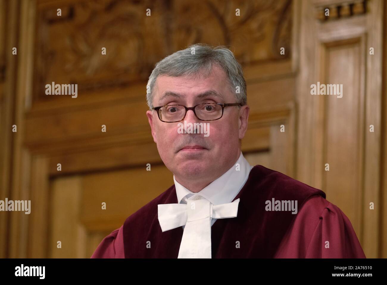 30 October 2019, Saxony, Leipzig: Thomas Heitz, judge at the Federal ...