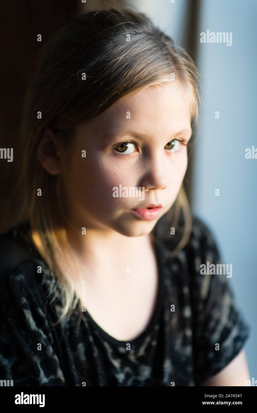 Demure child hi-res stock photography and images - Alamy
