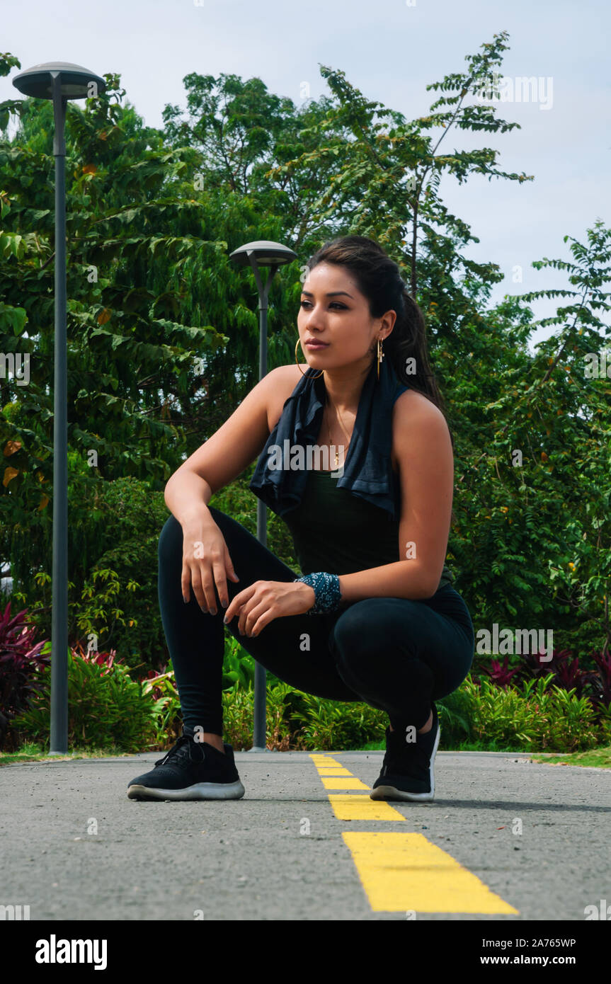 Arm resting on knee hi-res stock photography and images - Alamy