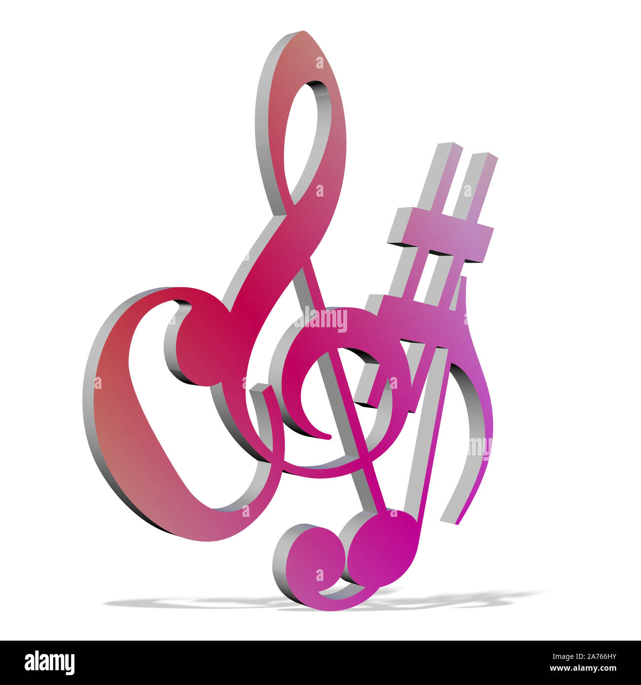Lessons music Cut Out Stock Images & Pictures - Alamy