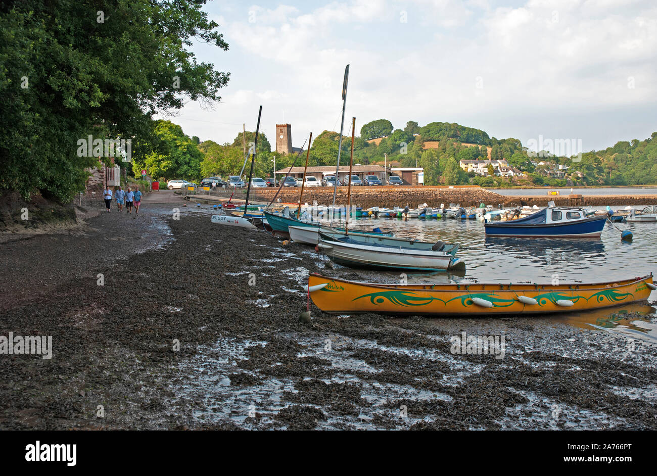 Stoke gabriel church on the river dart hi-res stock photography and ...