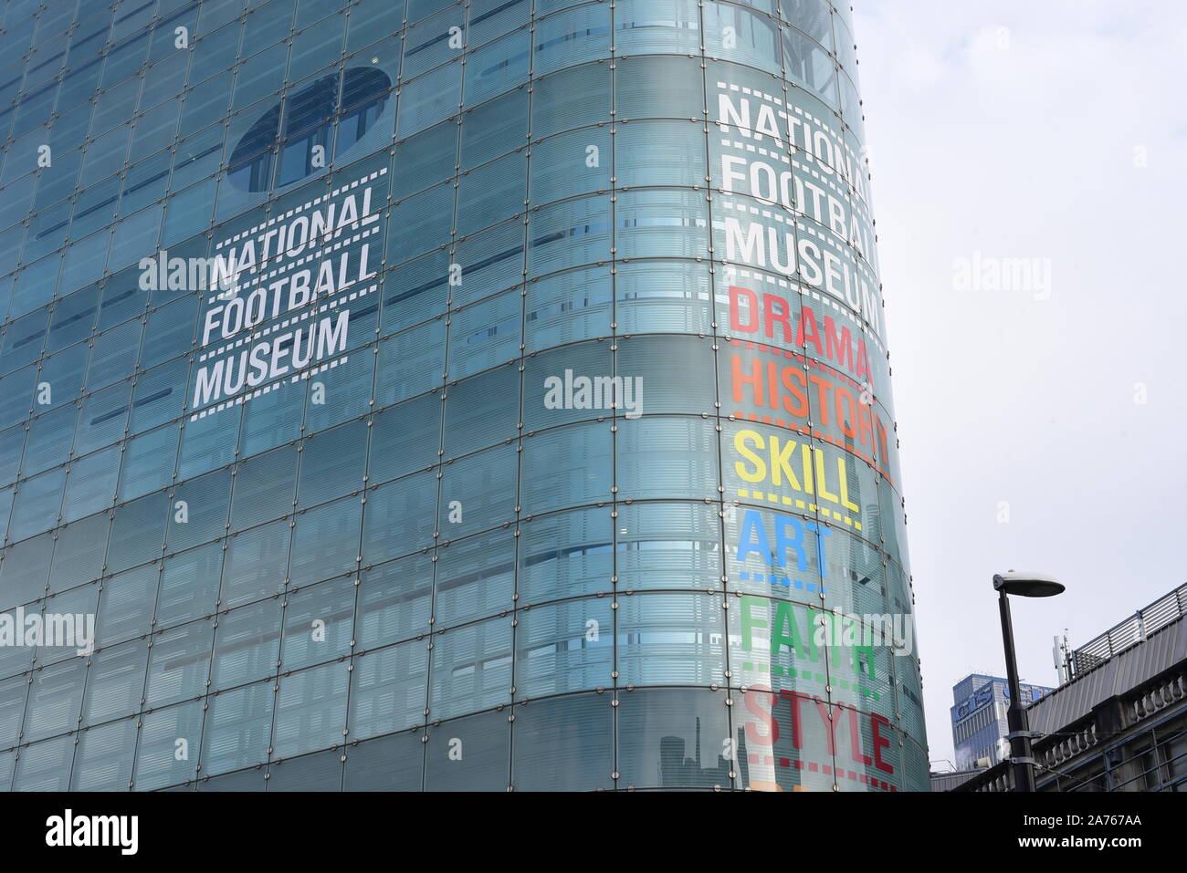 National Football Museum in Manchester Stock Photo - Alamy