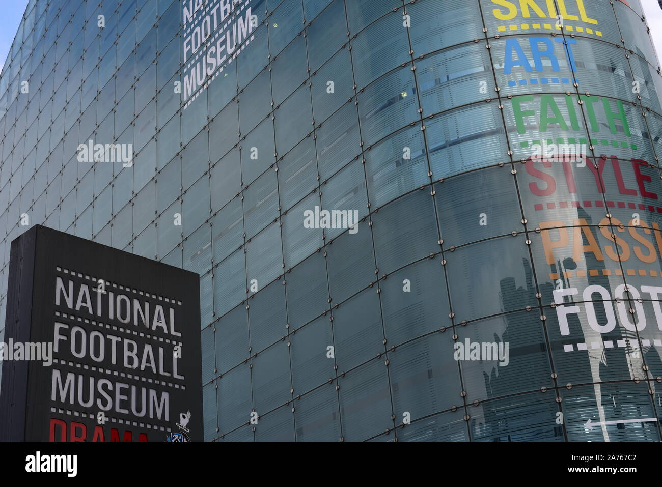 National Football Museum in Manchester Stock Photo - Alamy