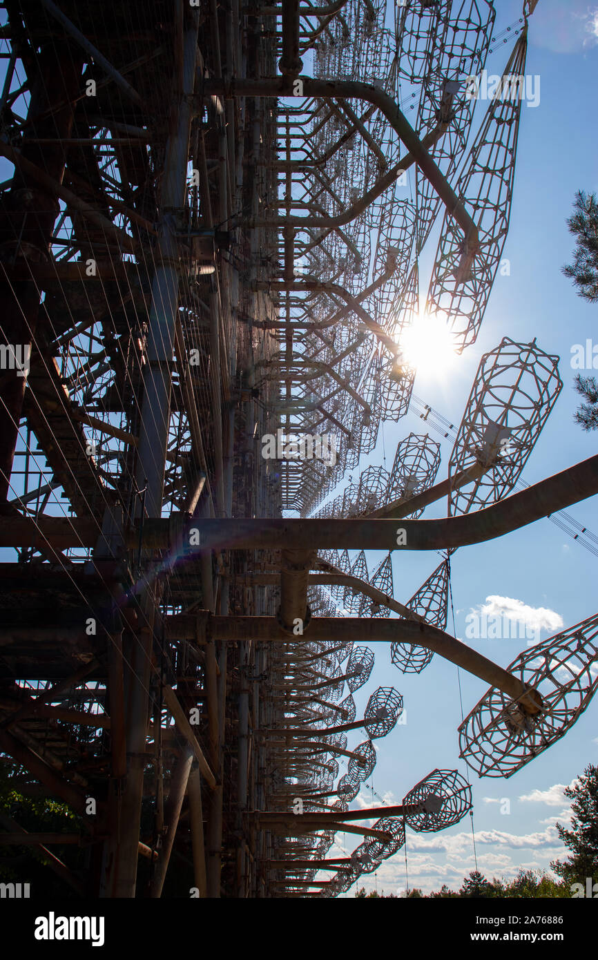 Soviet Horizont radar station "Duga" in Chernobyl Exclusion Zone ...