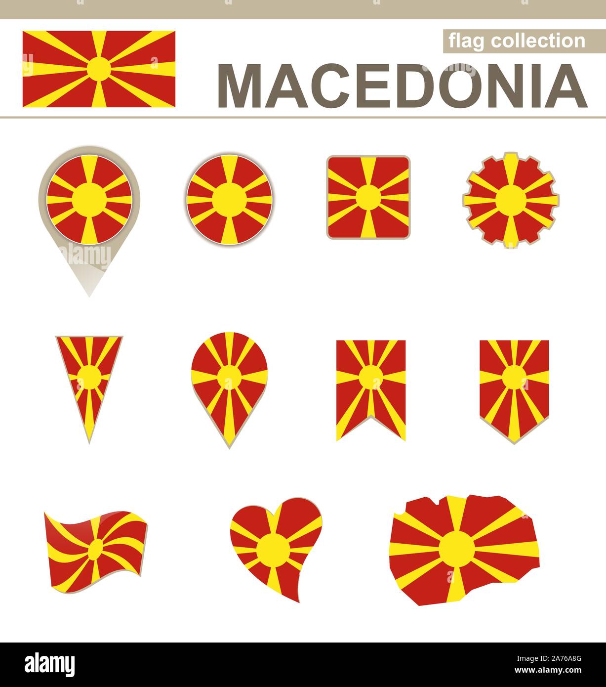 Macedonian landmark Stock Vector Images - Alamy