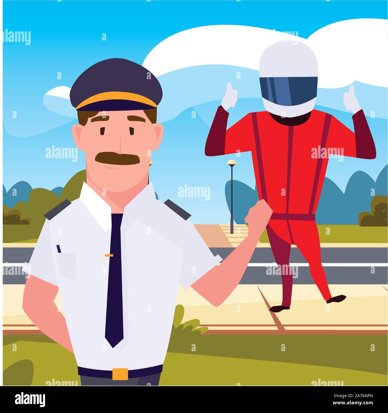 drivers inside frame design, Worker professional working occupation job ...