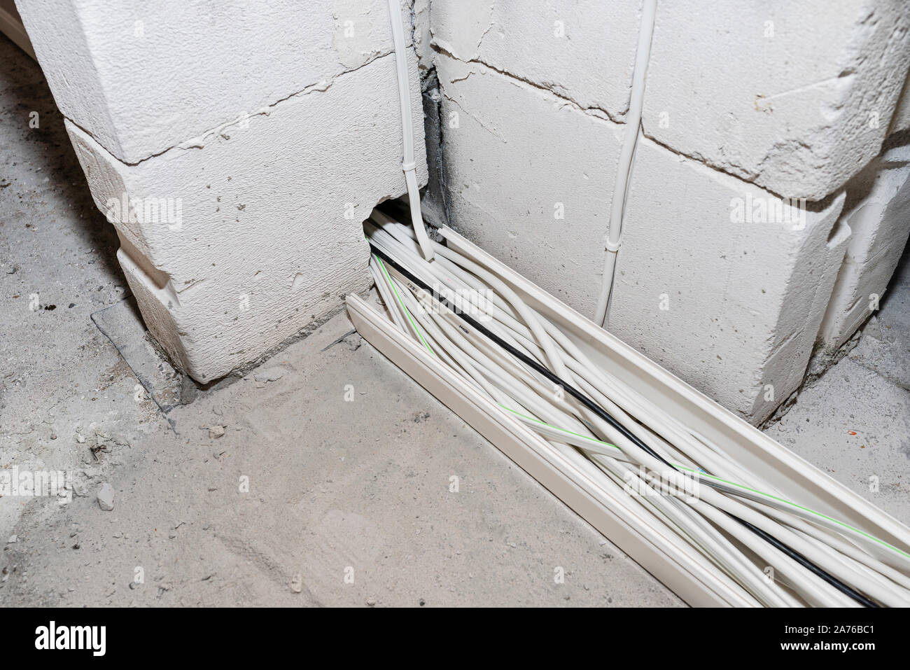 New Electrical Wiring In House Stock Photos & New Electrical Wiring In ...